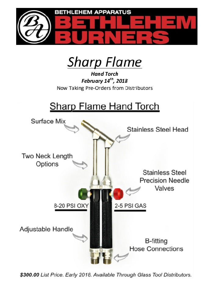 Sharp Flame Hand Torch – Blast Shield